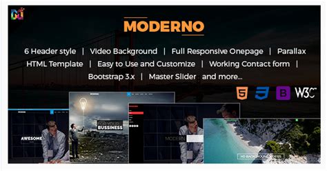 Modern Multipurpose Responsive Html Template