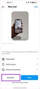 How To Save Access Or Delete Drafts On Instagram Guiding Tech