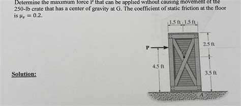 Solved Determine The Maximum Force P ﻿that Can Be Applied