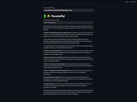 Github Christianboyle Pareto Pal