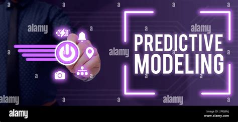 Text Sign Showing Predictive Modeling Business Approach Maintenance