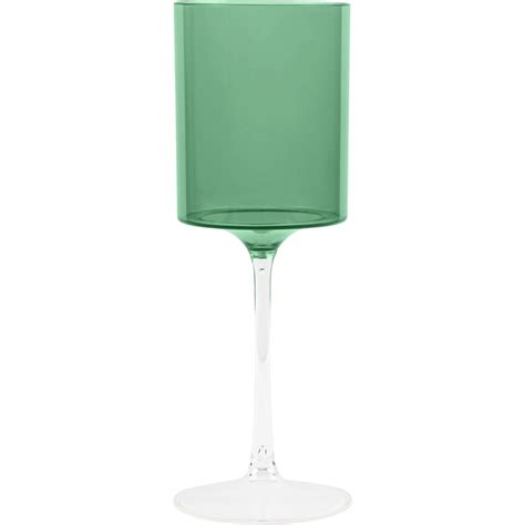Ecoquality Pink Plastic Wine Glasses With Clear Stem 9 Oz Disposable