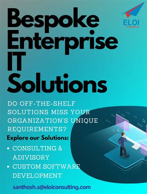 Eloi Custom It Solutions For Manufacturing Santhosh Kumar Selvaraj Posted On The Topic Linkedin