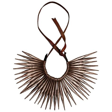 Early Th Century Iron And Leather Cache Sex From Cameroon Africa At StDibs