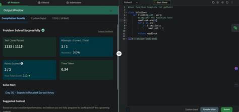 find the minimum element in a rotated sorted array lakshya saxena posted on the topic linkedin