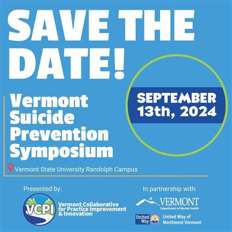 Vermont Suicide Prevention Symposium Facing Suicide