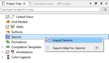 Seismic Data ResInsight