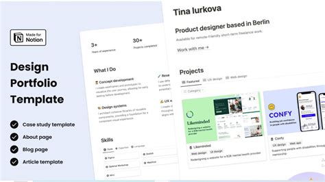 10 Best And Aesthetic Notion Portfolio Templates 2025
