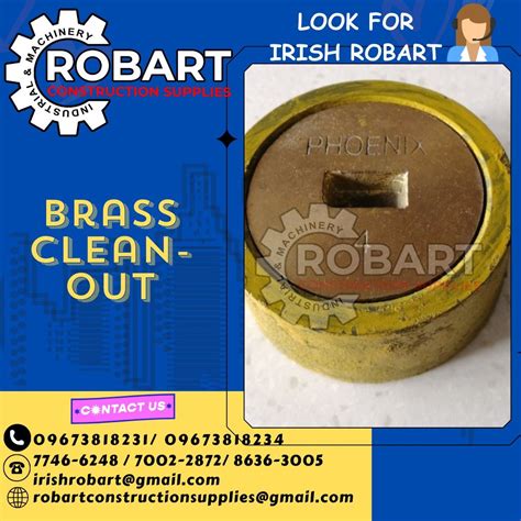 Brass Cleanout Commercial And Industrial Construction Tools And Equipment On Carousell