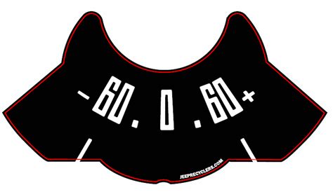 Full Size Jeep Legacy Series 1974 1985 Instrument Cluster Vinyl Decals