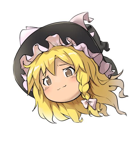 Berazasu Kirisame Marisa Touhou Commentary Request Girl Black Hat Blonde Hair Blush