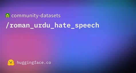 Roman Urdu Hate Speech At Main