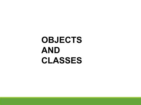 week9 intro to classes and objects in java pptx