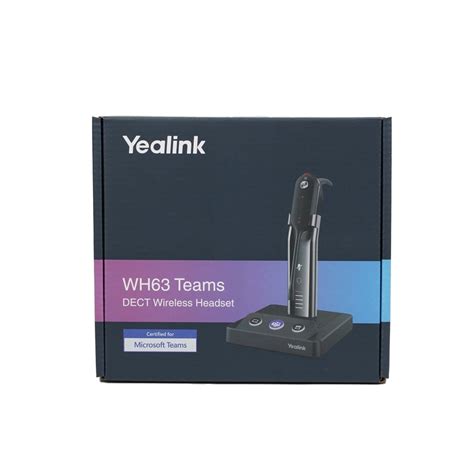 Yealink Wh63 Microsoft Teams Convertible Dect Wireless Headset Wh63