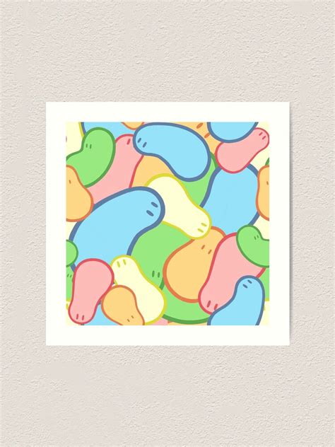 Pastel Blobs Art Print By Fandomfin Redbubble
