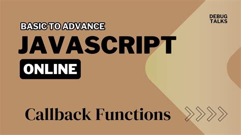 Callback Function In Javascript Explained In 5 Mins Javascript Coding