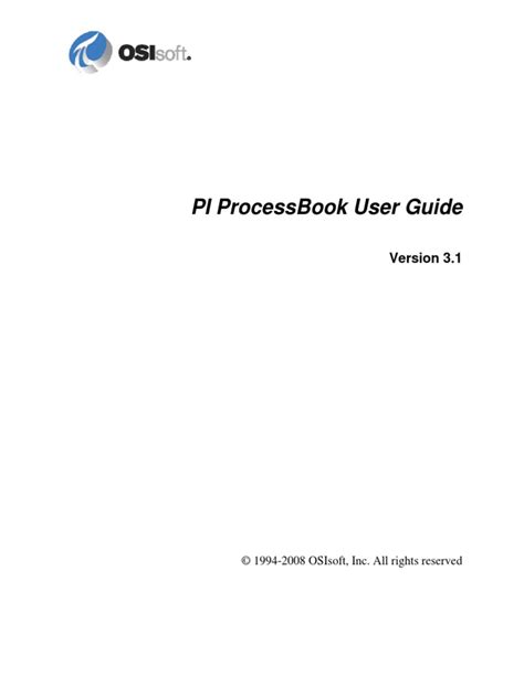 2 Osisoft Pi Pi Process Book User Guide Pdf