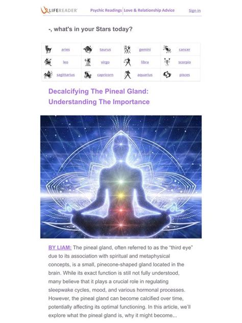 Lifereader Decalcifying The Pineal Gland Understanding The Importance Milled