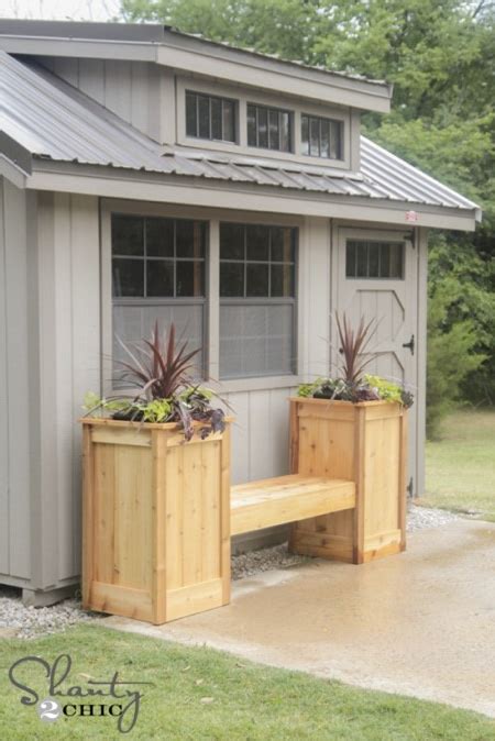 Diy Planter Bench Homestead And Survival