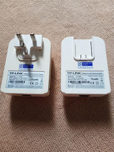 TP Link Powerline Adapters No Wifi Computers Tech Parts Accessories Cables Adaptors