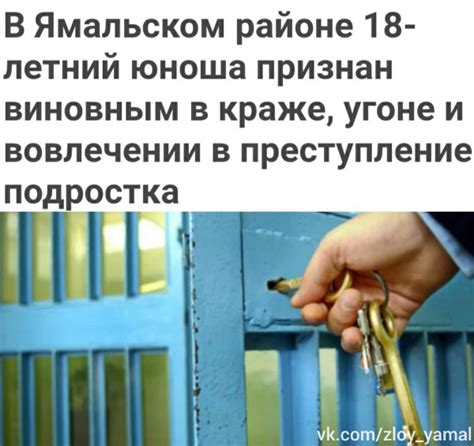 В Ямальском районе суд вынес приговор в отношении местного жителя Молодой человек признан