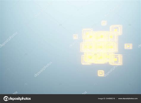 Creative Neon Blockchain Concept Background Cryptography Learnability