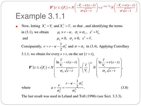 Ppt 3 First Passage Time Model Powerpoint Presentation Free Download Id 1439896