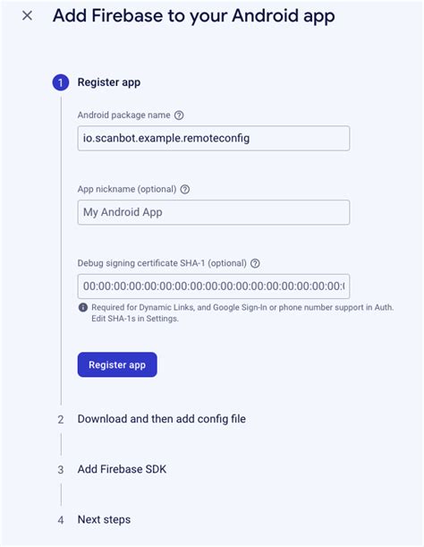 Firebase Remote Config For Capacitor Scanbot Sdk