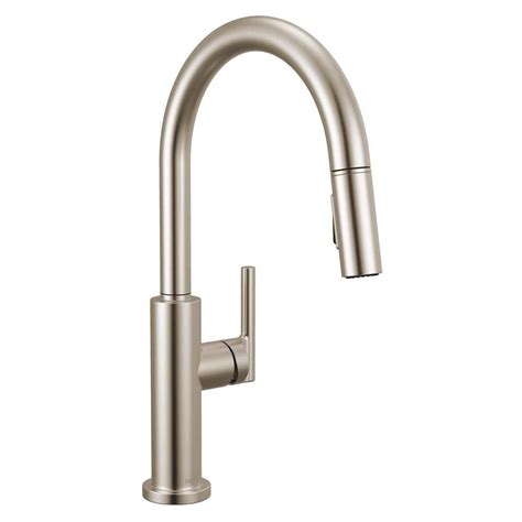 Delta Nicoli Single Handle Pull Down Sprayer Kitchen Faucet With Slim