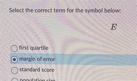 [answered] Select The Correct Term For The Symbol Below First Quartile