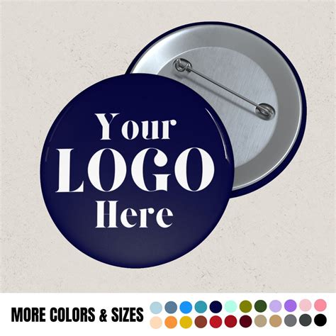 Business Logo Pin Button Custom Pin Bulk T Personalized Pin Custom