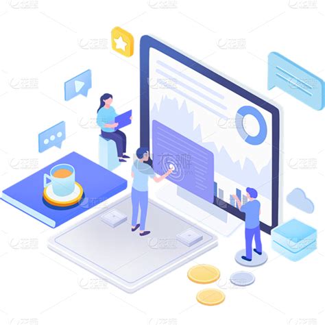 常规通用立体人物分析数据元素素材