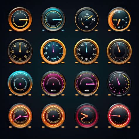 premium ai image speed games speedometer ai generated vehicle digital automobile display panel