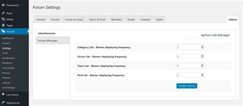 دانلود افزونه wpforo ads manager مدیریت تبلیغات انجمن ساز وردپرس فورو 3
