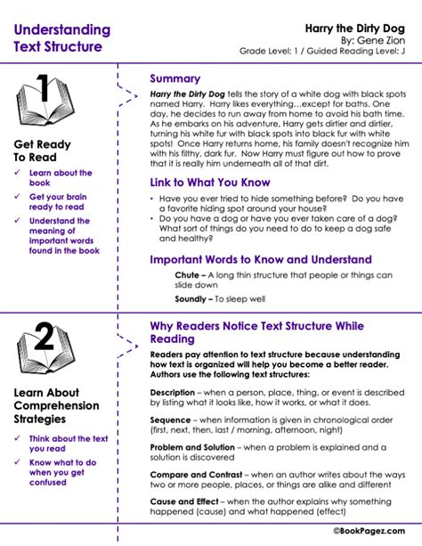 Understanding Text Structure Bookpagez