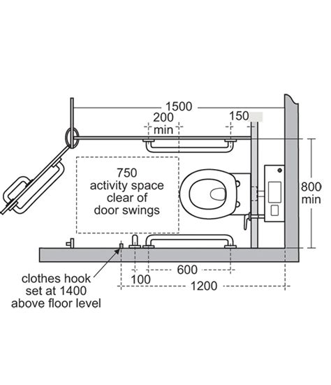 Ambulant Toilet Layouts Toilet Layout Ideas