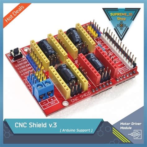 Jual Cnc Shield V3 3d Printer Grbl Open Source Arduino Support Shopee Indonesia