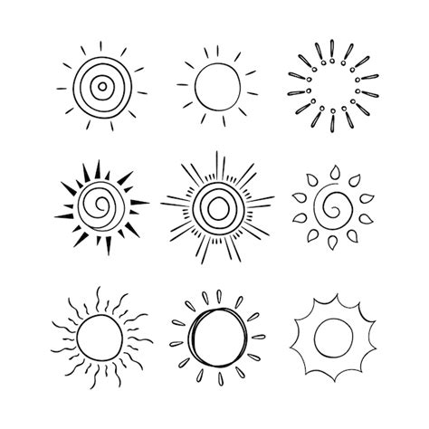 How To Draw The Sun