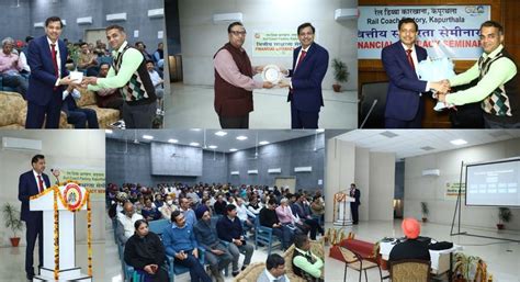 R K Mohapatra Feliciated By Rail Coach Factory Kapurthala Coach Factory Coach Factory