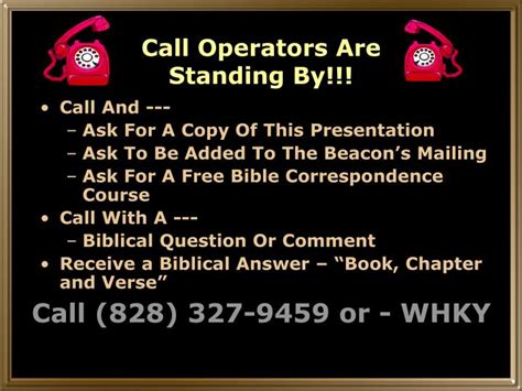 Ppt Call Operators Are Standing By Powerpoint Presentation Free
