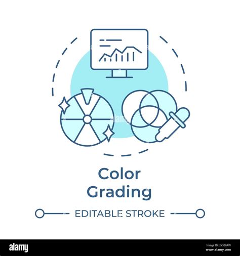 Color Grading Multi Color Concept Icon Stock Vector Image And Art Alamy
