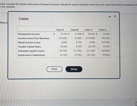 Solved The Following Four Cases Make Diffecent Assumptions