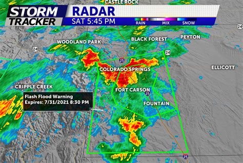 Flash Flood Warning In Colorado Springs Krdo
