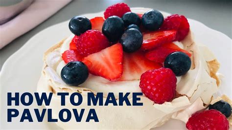How To Make Pavlova Nests From Scratch At Home With Whipped Cream