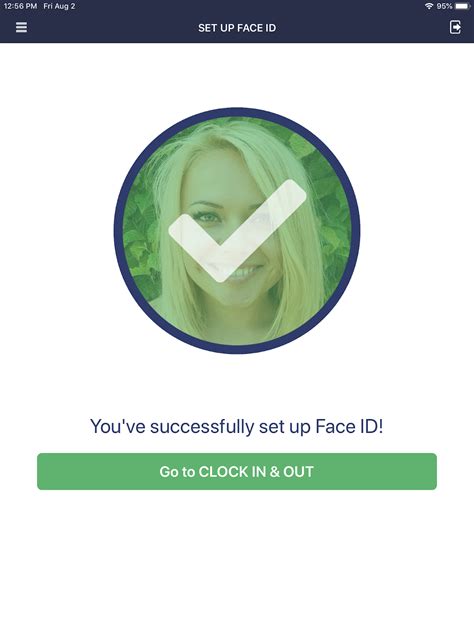 Facial Recognition Setup My Account
