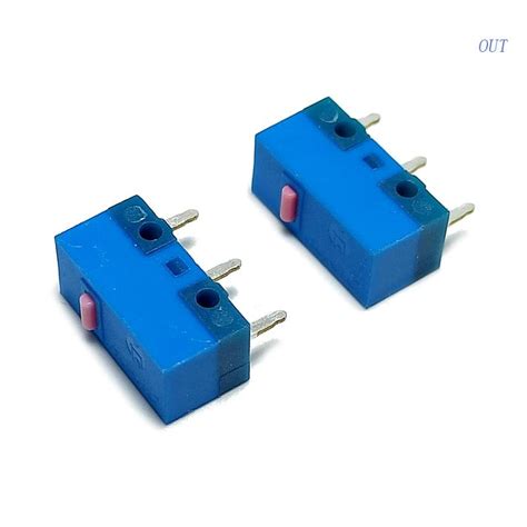 OUT HUANO Microswitch 80 Million Clicks Life Gaming Mouse Micro Switch 3 Pin Pink Dot For