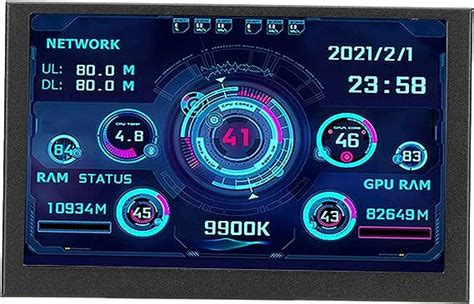 In IPS USB Mini Screen PC Temperature Display AIDA PC CPU RAM Data Monitor PC Sensor Panel