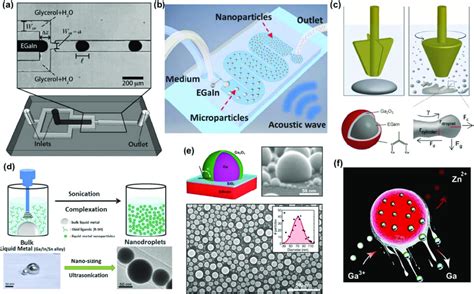 A Optical Image And Schematic Of A Microfluidic Flow Focusing Device