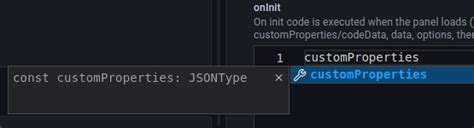 Dynamically Update The Codedata Customproperties Type In Oninit Onrender Code · Issue 116