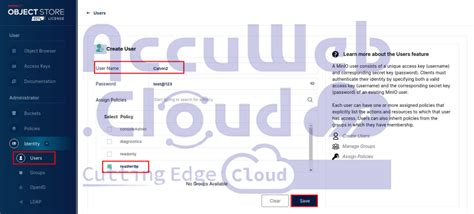 how to install and use object storage with accuweb cloud